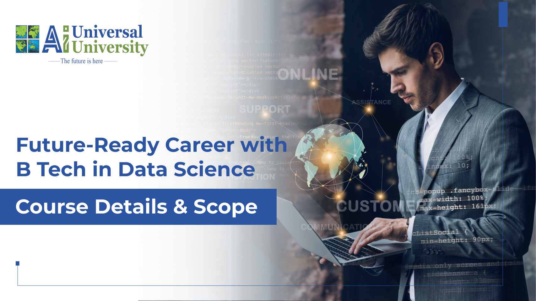 Future-Ready Career with B Tech in Data Science – Course Details & Scope